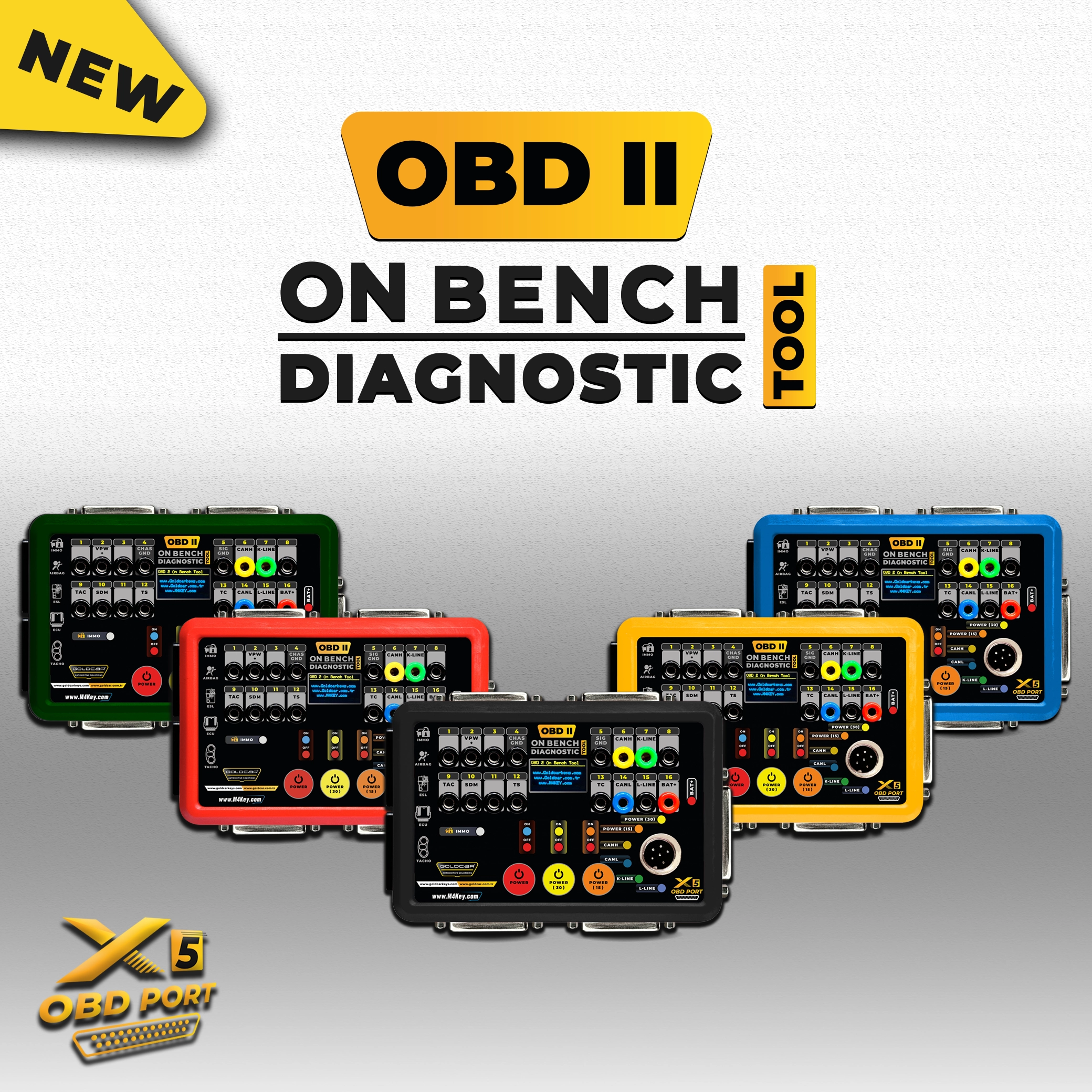 OBD 2 ON Bench Diagnostic Tool | By Goldcar - M4Key Automotive Solutions